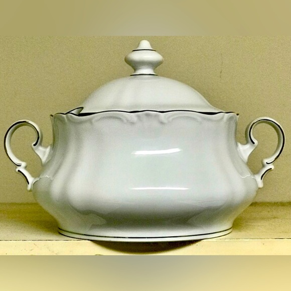 Kirchenlamitz Bavaria | Kitchen | Vintage Western Germany Silver Trim ...